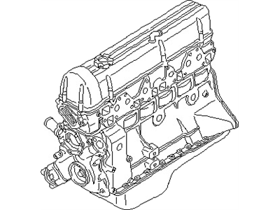 10102-W3300 Genuine Nissan 10102W3300 Engine Assembly Bare