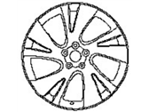 40300-9UF2A | Genuine Nissan #403009UF2A Aluminum Wheel