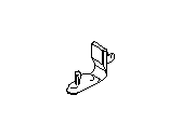 74985-40U00 Genuine Nissan #7498540U00 Bracket-Carpet,Front