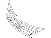 62310-3TA0A Genuine Nissan #623103TA0A Grille Radiator