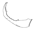 62022-5AA0H | Genuine Nissan #62022-5AA0H BUMPER ASSY-FRONT