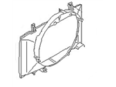 21476-70F10 Genuine Nissan #2147670F10 Shroud-Radiator,Upper