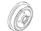 43206-1HL0A | Genuine Nissan #432061HL0A DRUM-BRAKE,REAR