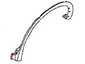 76857-5AA0A Genuine Nissan #768575AA0A Mudguard-Center,Rear LH