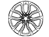 40300-6AM3A | Genuine Nissan #403006AM3A Aluminum Wheel