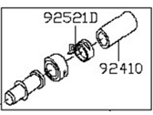92408-EA500 | Genuine Nissan #92408-EA500 HOSE ASSY-HEATER