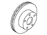 40206-JL00A Genuine Nissan #40206JL00A Rotor Disc Brake Front