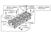 11040-MA00A Genuine Nissan #11040MA00A Cylinder Head