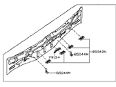 79110-3TA0A | Genuine Nissan #79110-3TA0A PANEL REAR UPPER
