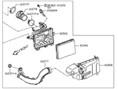 16500-1HK0B | Genuine Nissan #16500-1HK0B AIR CLEANER