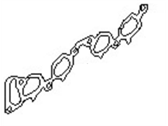 14035-53F00 | Genuine Nissan #14035-53F00 GASKET-INTAKE MANIFOLD