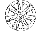40315-3BA0B Genuine Nissan #403153BA0B Disc Wheel Cap