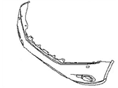 62022-3KA0H Genuine Nissan #620223KA0H Front Bumper Cover