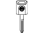 H0564-1FA0B Genuine Nissan #H05641FA0B Key - Blank, Master